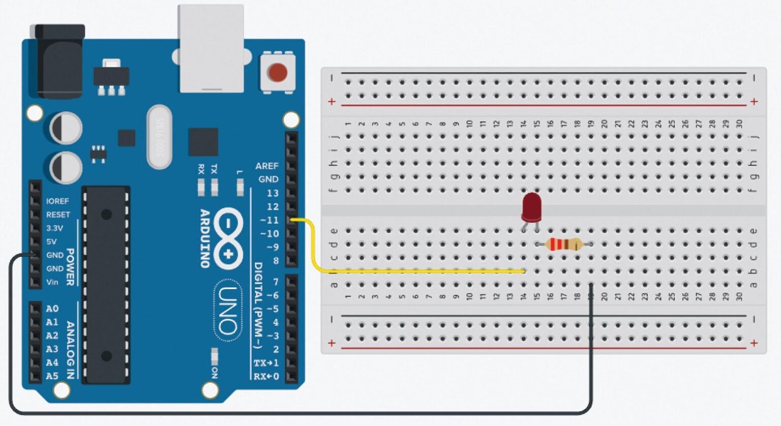 Liga e Desliga com Leds – Portal Escolar Maker